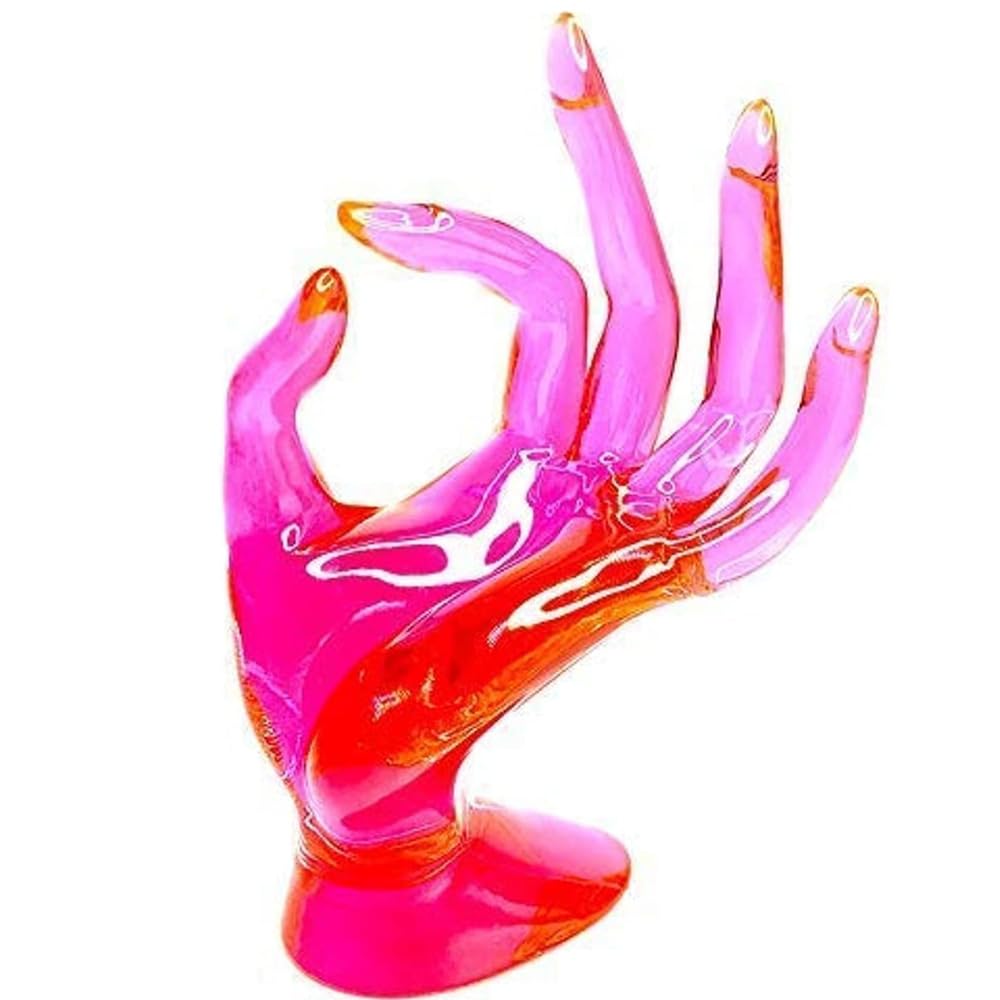 Amazon.com: COMMGOAL Ring Holder for Jewelry, Y2k Pink Room Decor ...