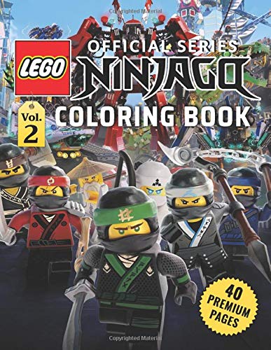 Lego Ninjago Coloring Book Vol2: Funny Coloring Book With 40 Images For ...