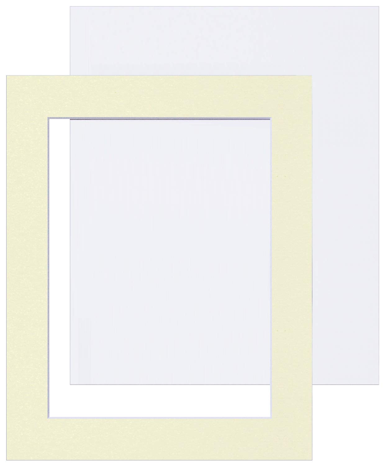 Picture Mounts with Backs, Pack of 1 (single), Choice of Size & Colour ...