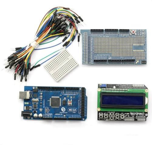 SainSmart C26 Kit with Mega2560 + LCD Keypad Shield + Prototype Shield V3 + Mini Breadboard ...