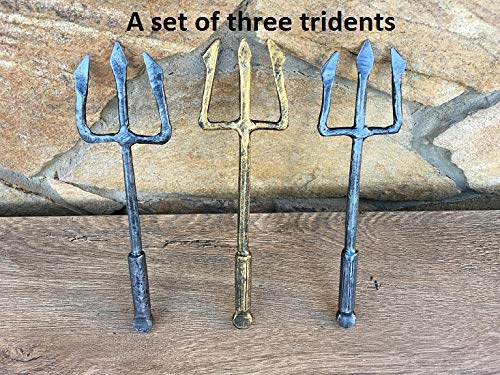 Buy Hand forged trident, cosplay weapon, trident, Poseidon, Neptune ...