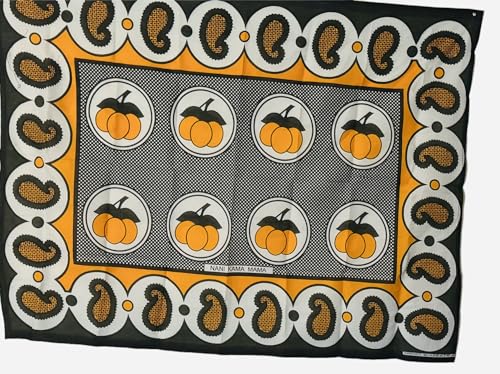 Amazon.com: Original African shuka/wrapper/kanga/African Cotton Fabric ...