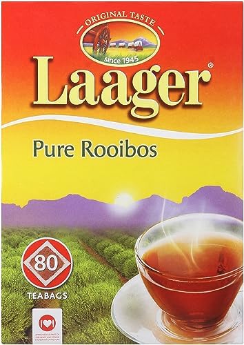 Amazon.com : Laager Rooibos Tea | 80 Tagless Teabags | 100% Pure ...
