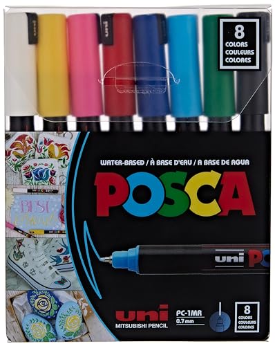 Posca Full Set 29 Acrylic Paint Pens Reversible Medium Point Pen Tips ...