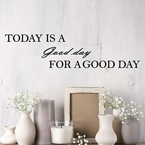 Amazon.com: Vinyl Wall Decal Stickers Today is A Good Day Motivation ...