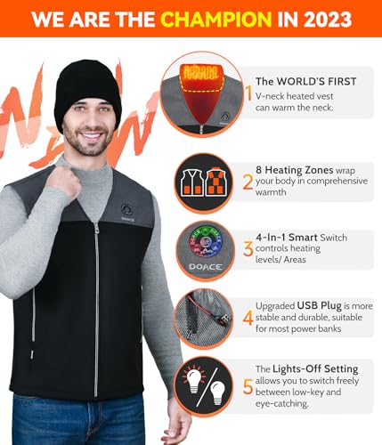 Snapklik.com : DOACE Upgraded Heated Vest For Men And Women