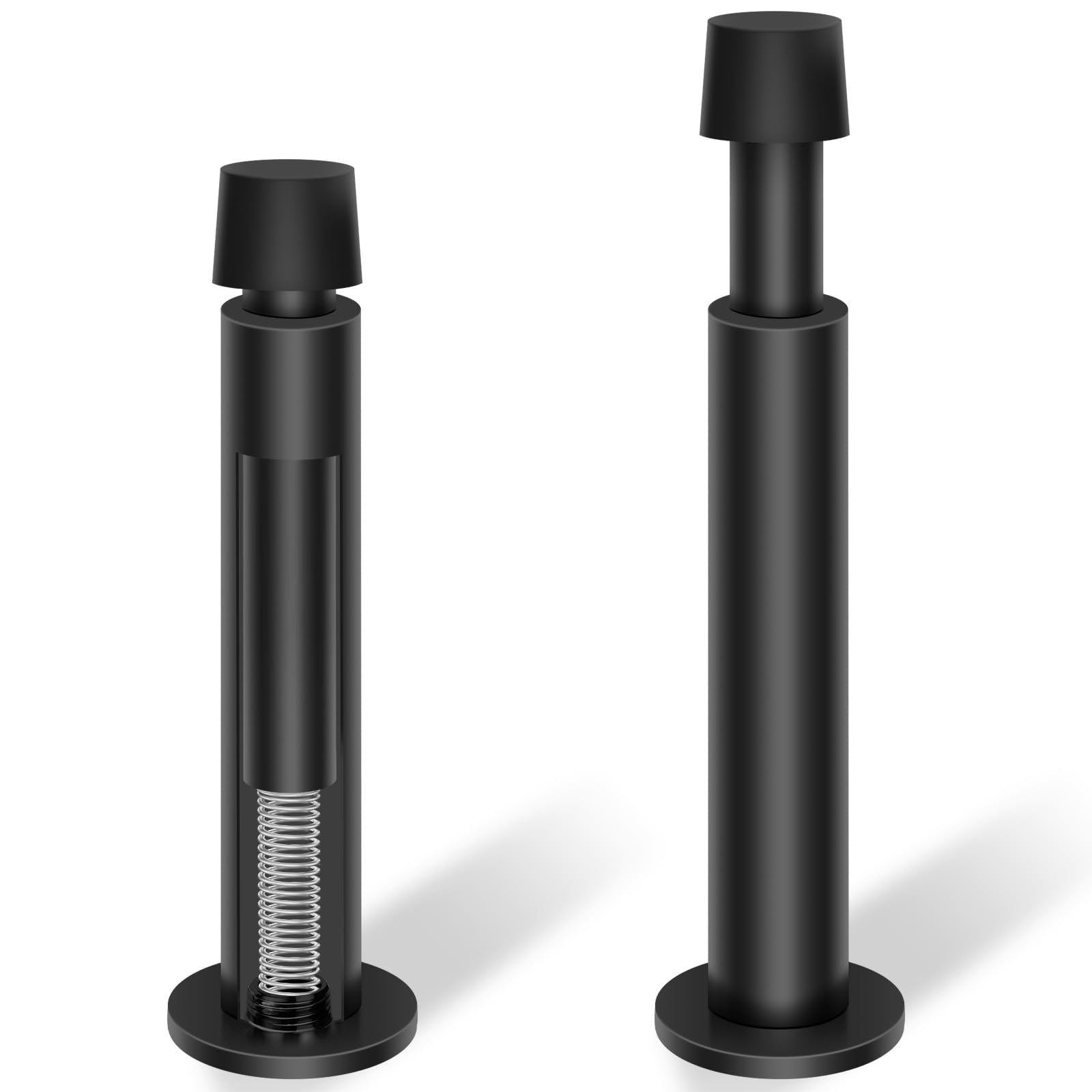 Amazon.com: KOLAKO Door Stopper, Door Stop Black - 4.4 Inch, Door ...