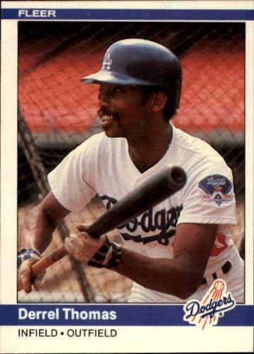Amazon.com: 1984 Fleer Baseball Card #114 Derrel Thomas : Collectibles ...