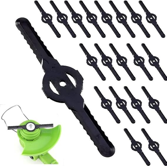 Amazon | MINBOOT 草刈り機 替え刃 樹脂刃 20個入り 草刈りブレード 電動草刈り機の刃 替刃 ナイロン 園芸用 農業 庭 山林用 頑丈耐久 (ブラック) | 草刈機・刈払機 ...