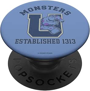 Amazon.com: Disney Pixar Monsters University Logo Sulley PopSockets ...