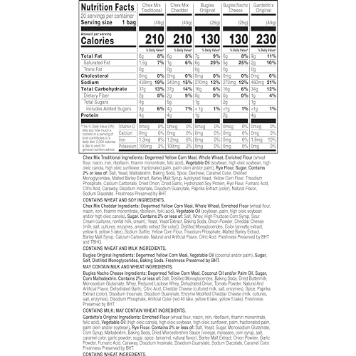 Snapklik.com : Classic Mix Snack Variety Pack, Bugles Original & Nacho ...