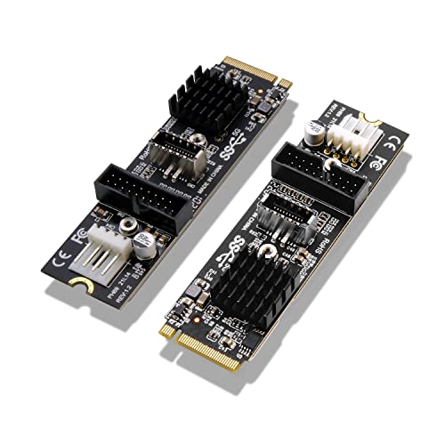 EZDIY-FAB NVME NGFF M-Key Adapter Card to Type-E USB 3.1 Front Panel ...