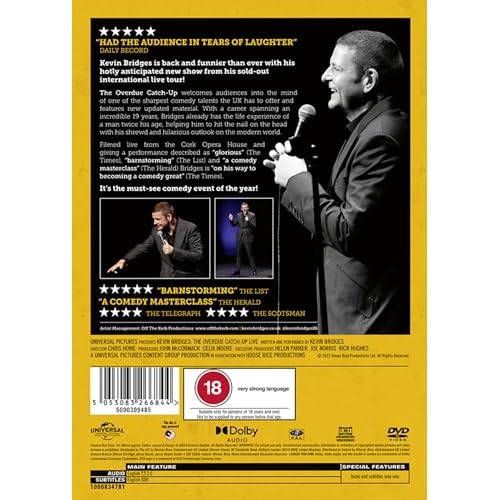 KEVIN BRIDGES - THE OVERDUE CATCH-UP DVD - Cheapest prices!