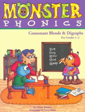 Monster Phonics: Consonant Blends & Digraphs for Grades 1-2 | Amazon.com.br