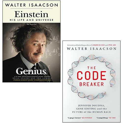 Walter Isaacson 2 Books Collection Set (Einstein His Life and Universe ...