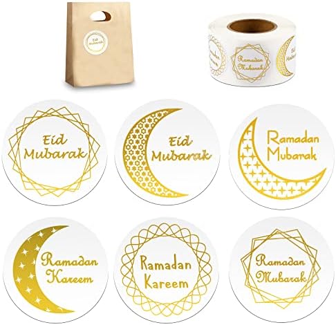 Amazon.com: 600 Pcs Ramadan Stickers,Eid Mubarak Stickers,Ramadan ...