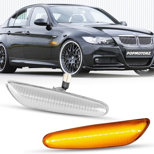 POPMOTORZ LED Blinker Seitenblinker mit Canbus Fehlerfrei 2835 SMD für BMW 1 Series E81 E82 E87 ...
