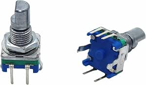 Amazon.co.jp: Rotary Encoders 100pcs Semi-Axis Rotary Encoder, 15mm ...
