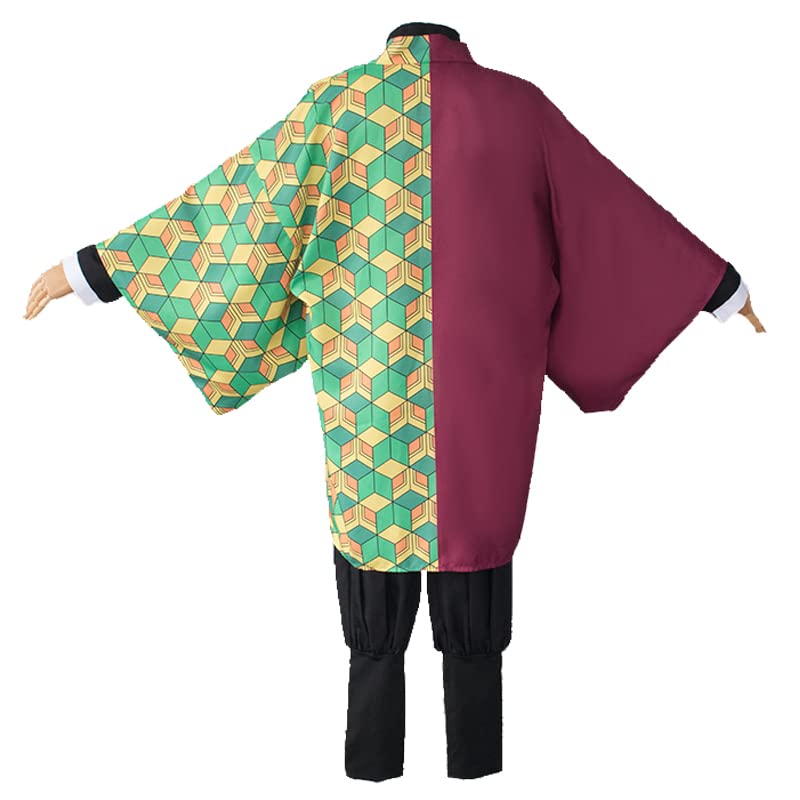 Anime Cosplay Kimono Costume, Demon Slayer-Tomioka Giyuu : Amazon.in ...