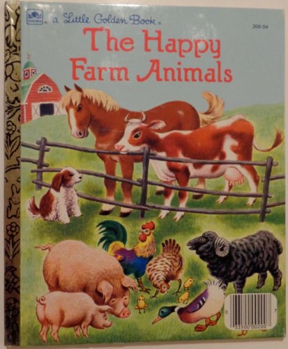 The Happy Farm Animals (Little Golden Book): Bedford Annie North, Tibor ...
