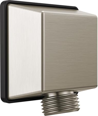 DELTA FAUCET 50570-SS Wall Elbow Square, Stainless,1.06 x 2.13 x 1.06 ...