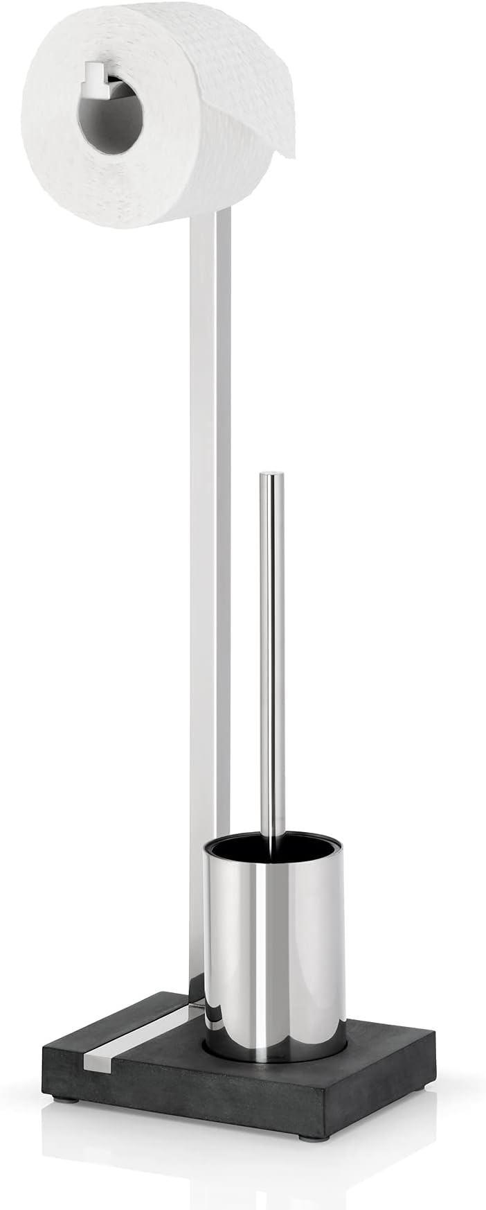 blomus -MENOTO- Stand WC-Garnitur aus mattiertem Edelstahl ...