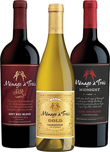 Ménage à Trois 3 Mixed Pack, 3 x 750 mL at Amazon's Wine Store