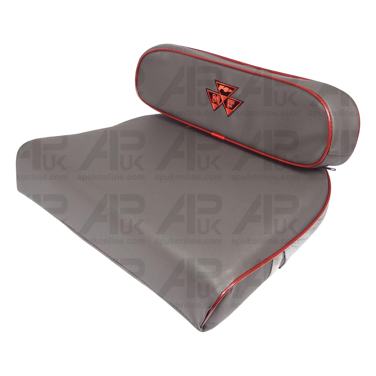 APUK Seat Cushion Grey with MF Logo Replacement for Massey Ferguson 35 ...