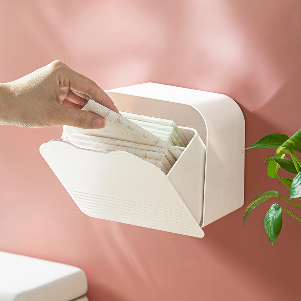 Amazon.com: Poeland Wall Mounted Storage Box Small Item Organizer ...