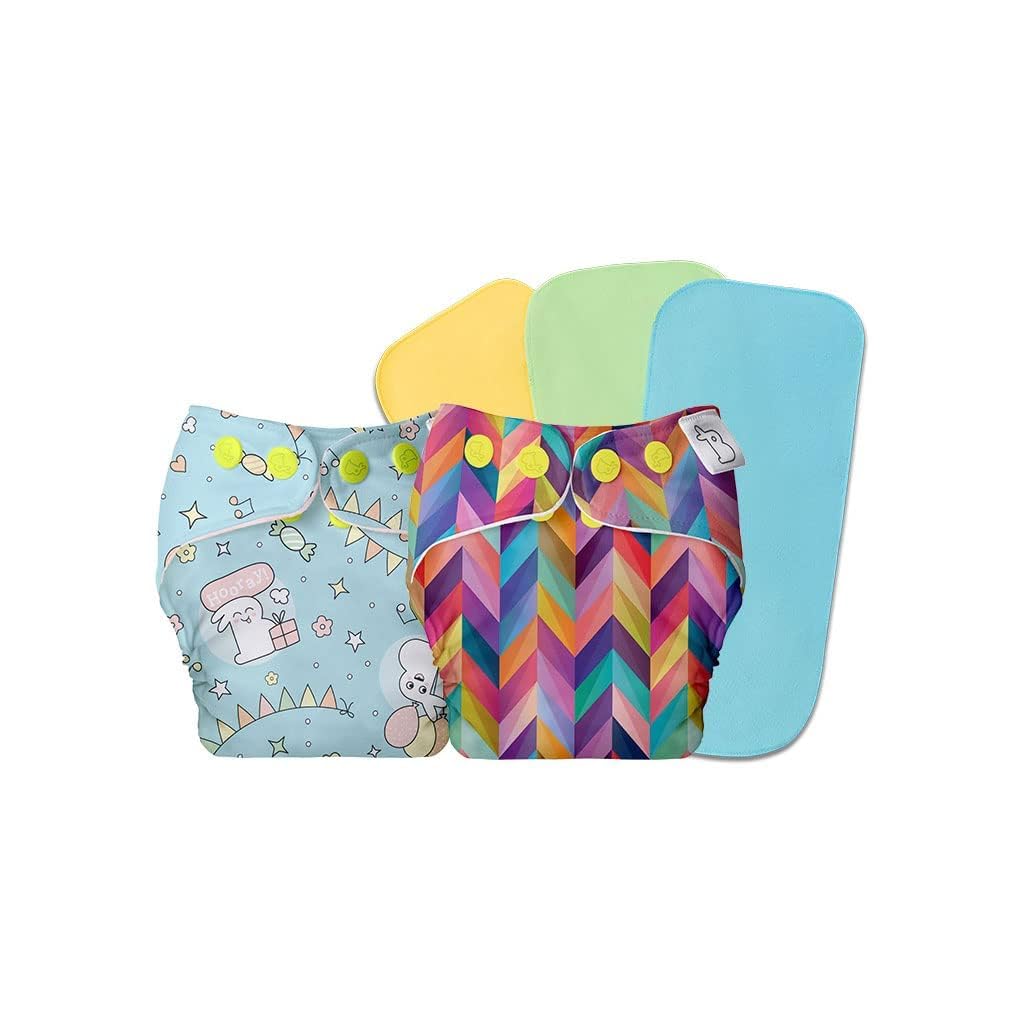 Buy SuperBottoms Combo Pack of 2 UNO Reusable cloth diapers washable ...