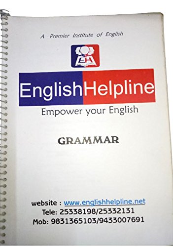 Buy English HelpLine- Grammar Book Online at Low Prices in India ...