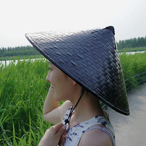 Amazon.com: xihexi 2 Pack Japan Bamboo Hat Handmade Hat Asian Hat ...