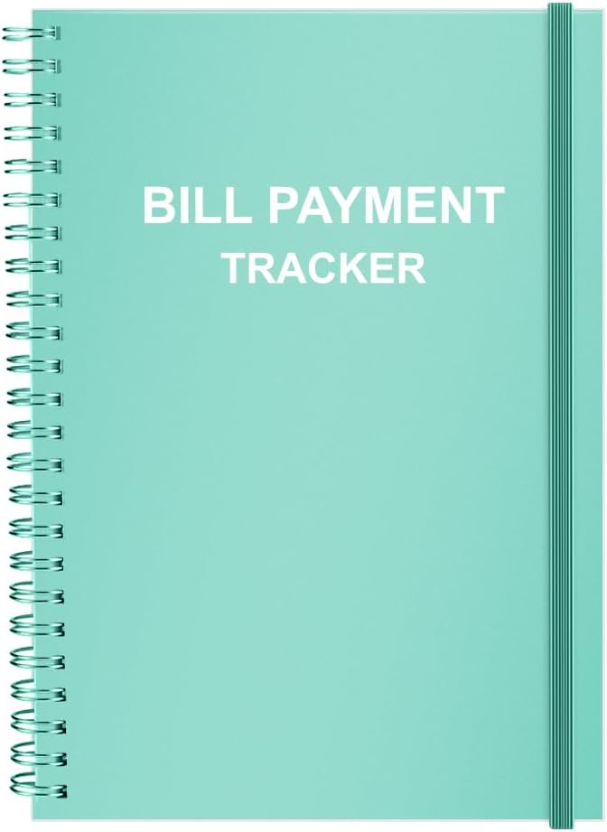 Amazon.com : Bill Payment Tracker - Bill Tracker Notebook, Monthly Bill ...