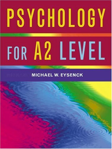 Amazon.com: Psychology for A2 Level: 9781841692517: Eysenck, Michael W ...