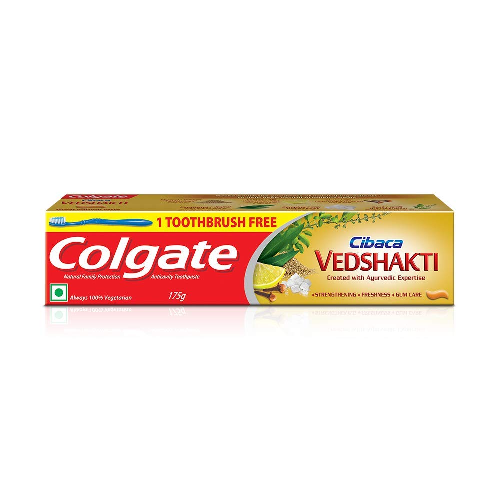 Buy Colgate Cibaca Anticavity Toothpaste - 175g with Free Toothbrush ...