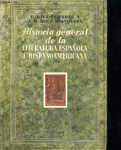 Historia De La Literatura Espanola e Hispanoamericana | Amazon.com.br