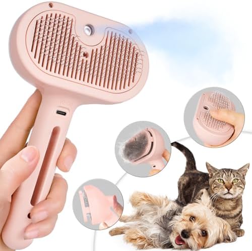 Amazon.com: 2-in-1 Wet Cat Brush: Water-Infused Pet Hair Removal Comb ...