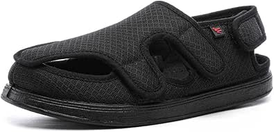 Amazon.com | omcam Women's Diabetic Shoes Adjustable Closure Elderly ...