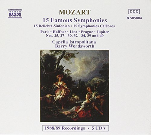 Mozart: 15 Famous Symphonies By Barry Wordsworth (Conductor),Capella ...