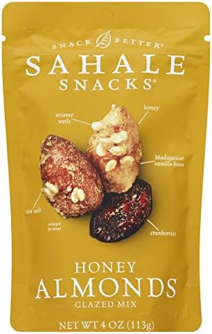 Amazon.com: Sahale Snacks Honey Almonds Glazed Mix, 4 Ounces, 12 Count ...