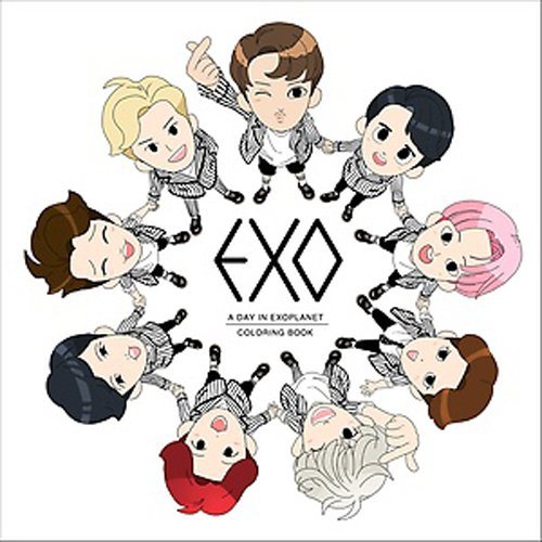 Amazon.com: EXO : A Day in EXOPLANET : Coloring Book: 9781195666363: EXO