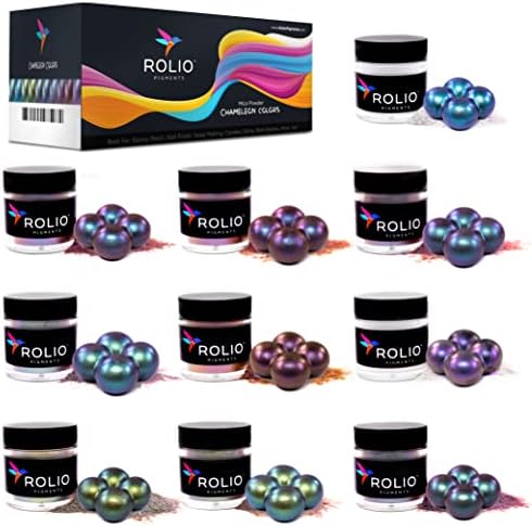 Amazon.com: Rolio - Chameleon Mica Powder, Shift Powder Pigment for ...