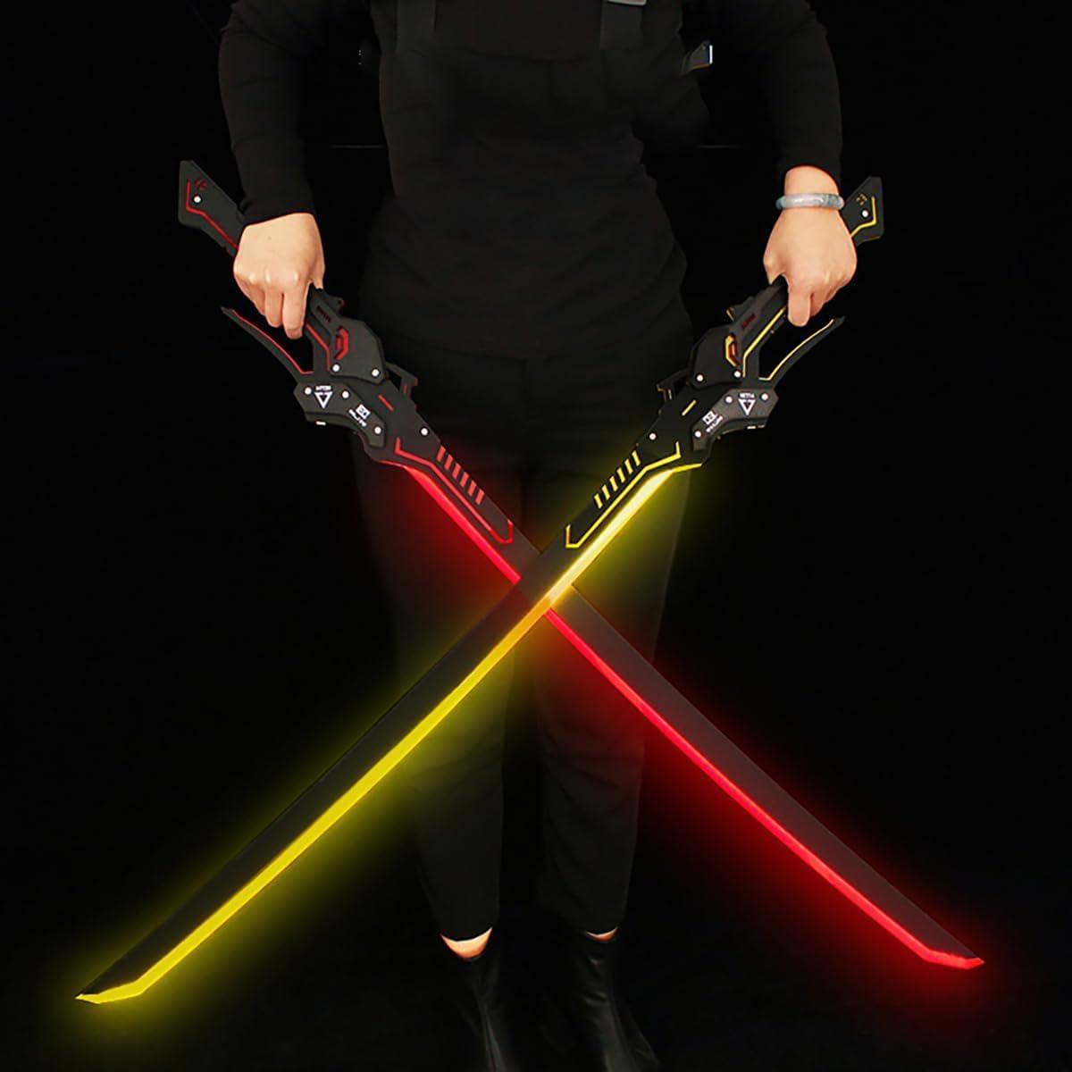 Espada LED Luminosa para Cyberpunk Cosplay e Fotografia