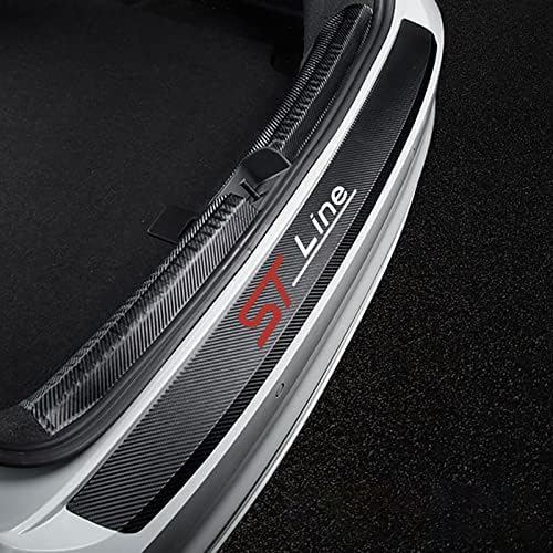 MKPMRAT Carbon Fiber Rear Bumper Protector, for Ford Focus MK2 ST ...