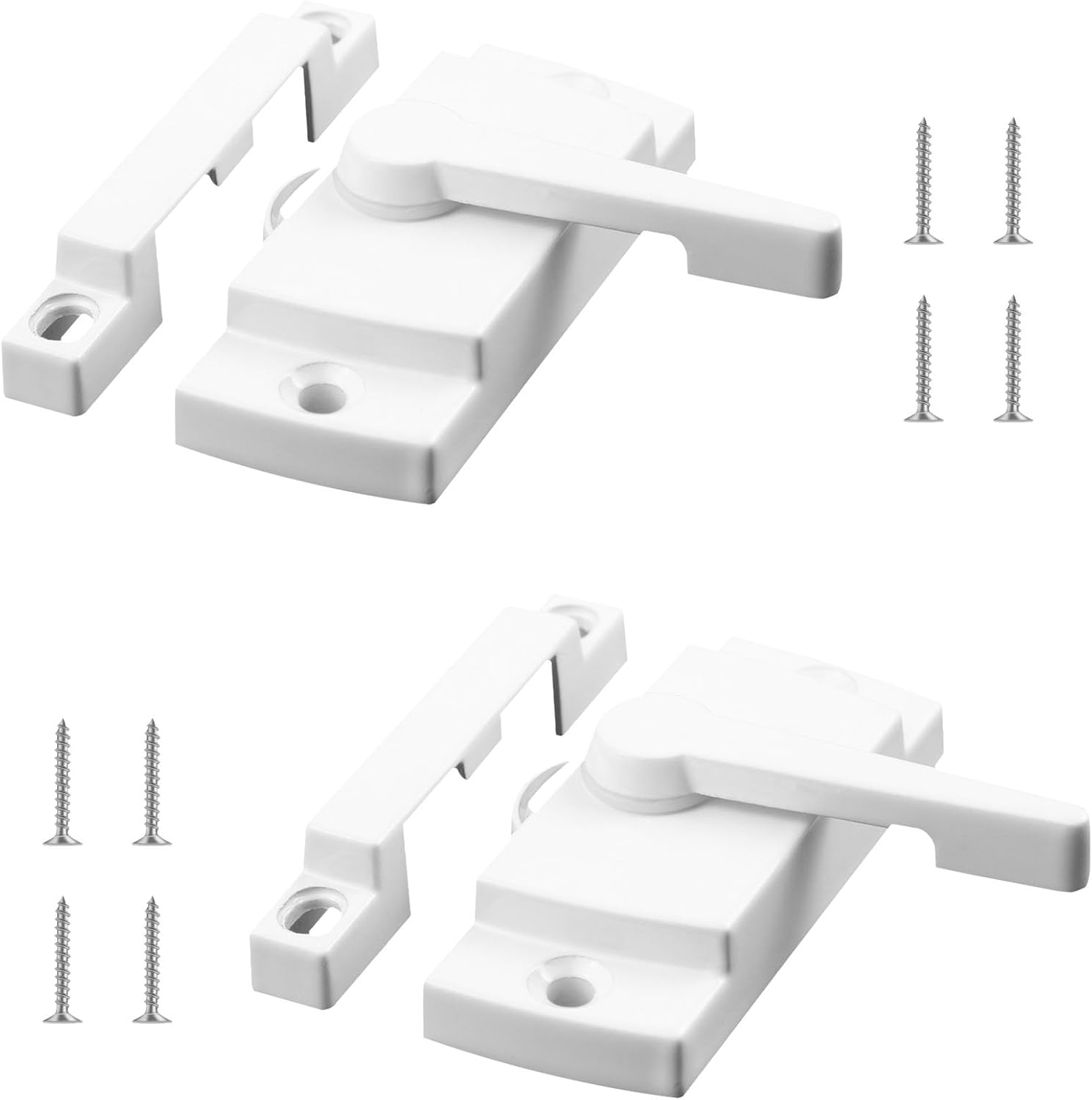 Window Sash Locks, 2 PCS Window Latches Replacement, Window Locks for ...