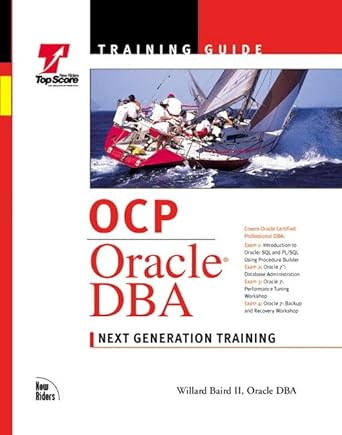 Ocp Training Guide: Oracle Dba: 9781562058913: Computer Science Books ...