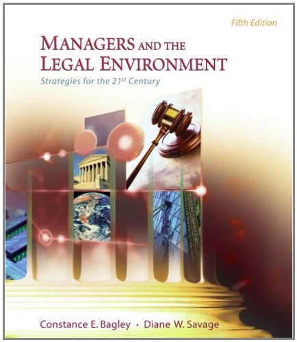 Amazon.com: Managers and the Legal Environment: Strategies for the 21st ...