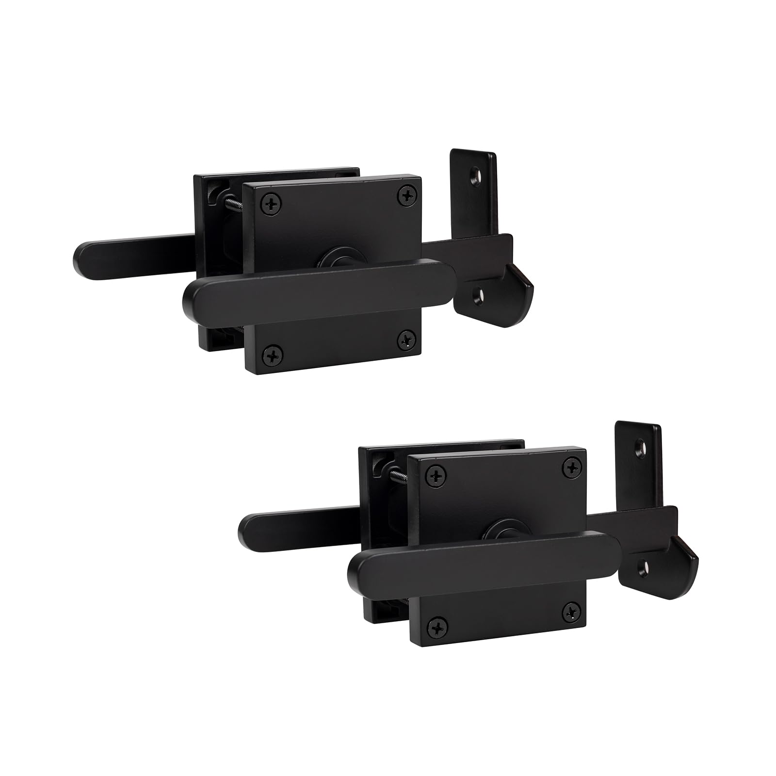 Snapklik.com : 2 Pack Double Side Gate Latch, Heavy Duty Swinging Door ...