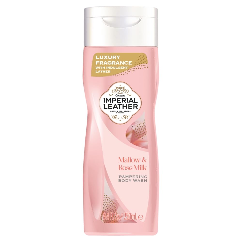 Imperial Leather Mallow & Rose Milk Body Wash Shower Gel 250ml : Amazon ...