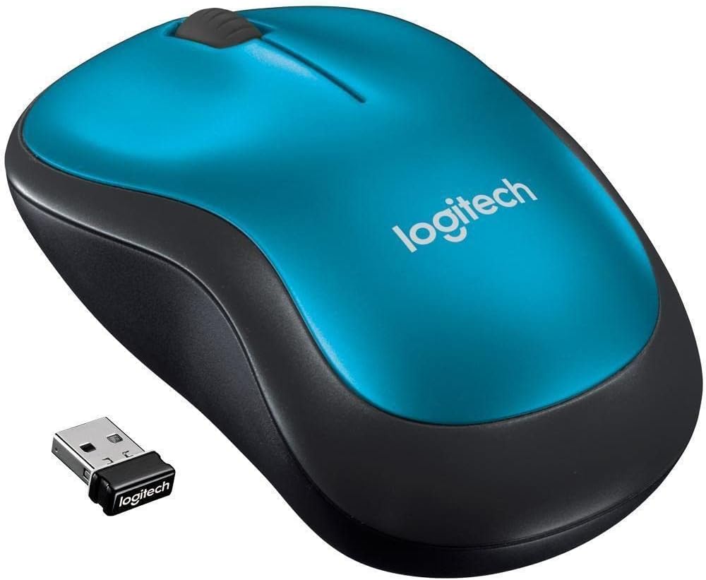 Amazon.com: Logitech M185 Wireless Mouse, 2.4GHz with USB Mini Receiver ...
